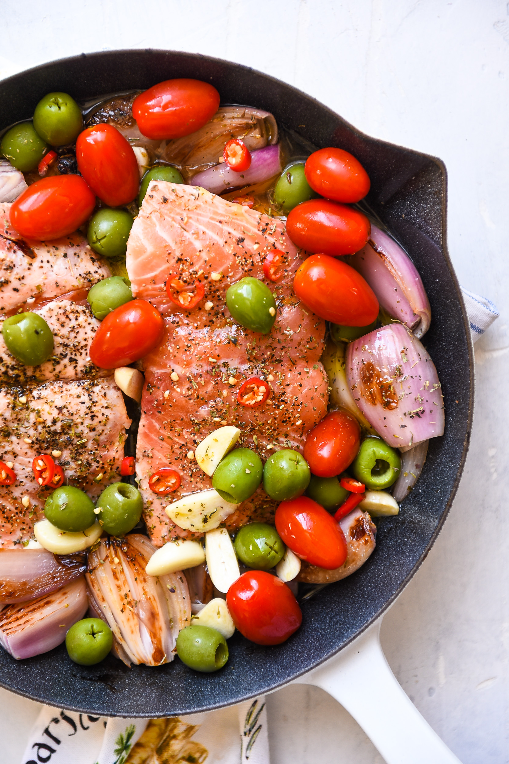 Salmon Provençale and Summer in Cote D’Azur | Nourish Deliciously