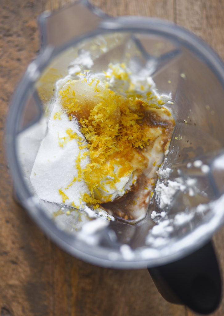 Lemon Ricotta Raspberry Ice cream | Nourish Deliciously