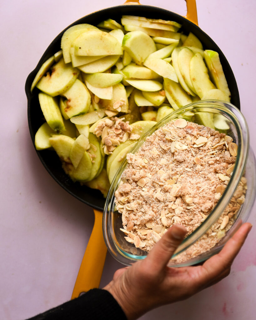Apple Almond Crisp | Nourish Deliciously