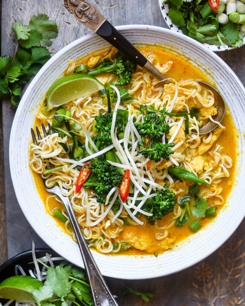 Easy Spicy Curry Laksa | Nourish Deliciously