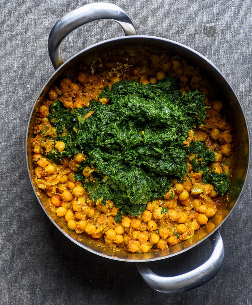 Saag Choley | Nourish Deliciously