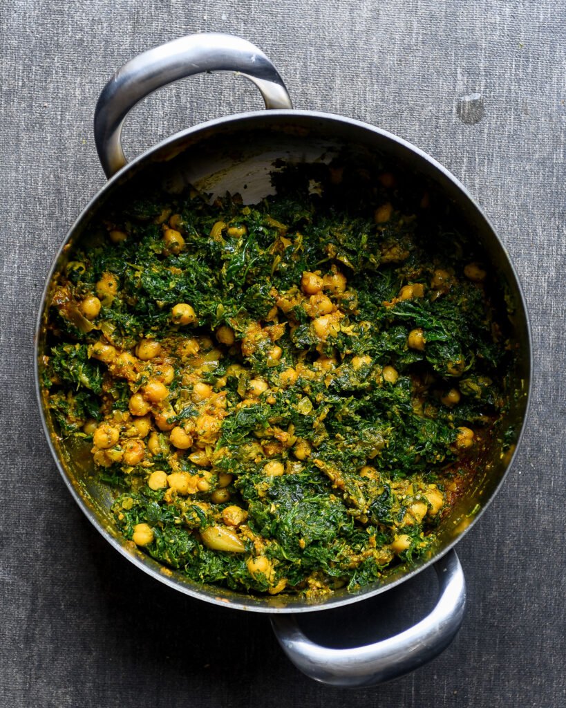 Saag Choley | Nourish Deliciously