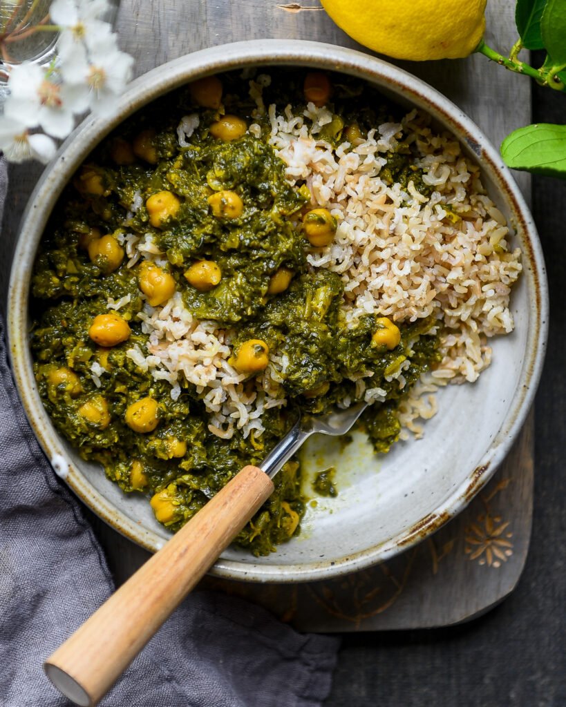 Saag Choley | Nourish Deliciously