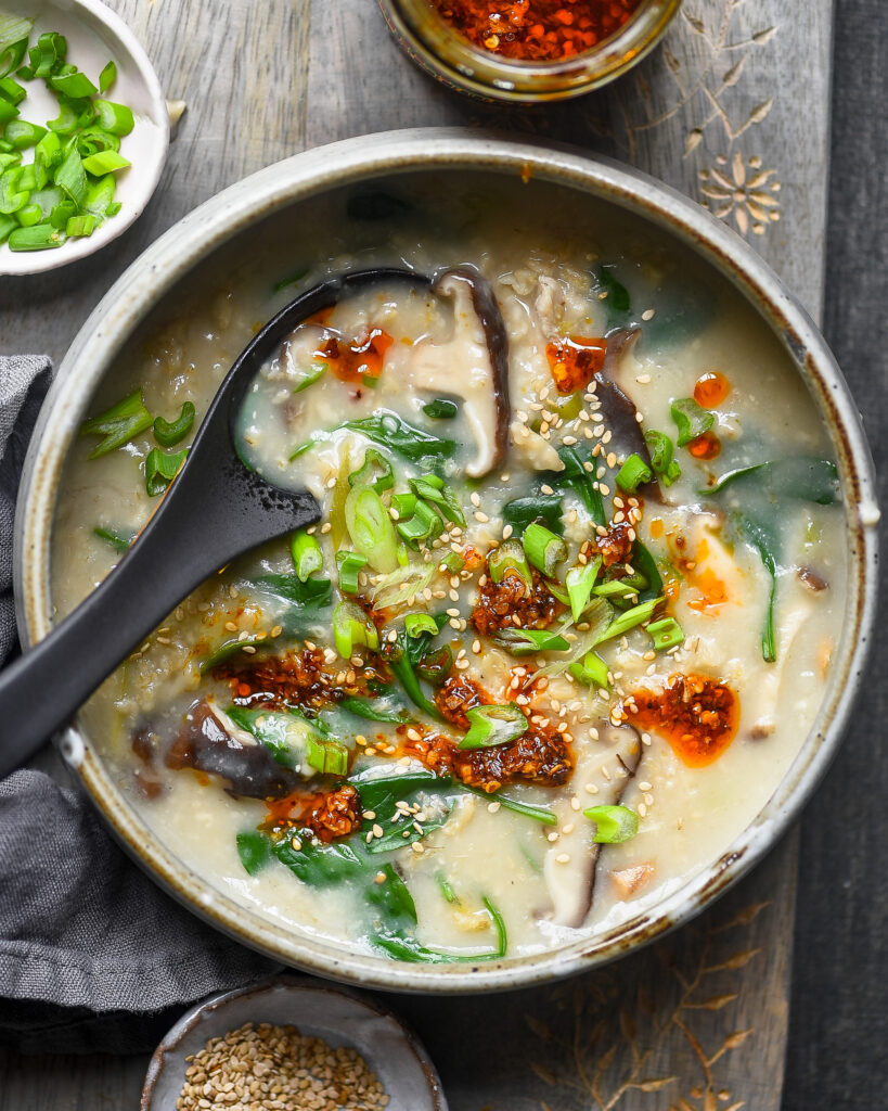 Oatmeal Congee | Nourish Deliciously