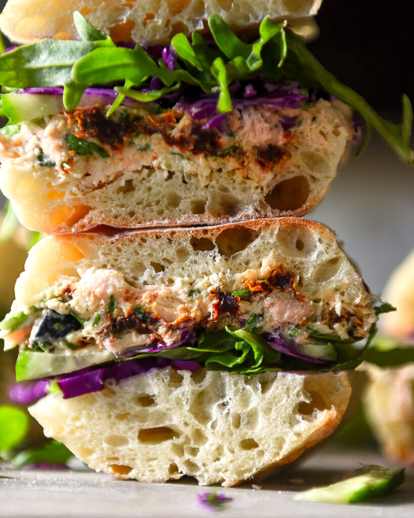 Mediterranean Tuna Sandwich | Nourish Deliciously