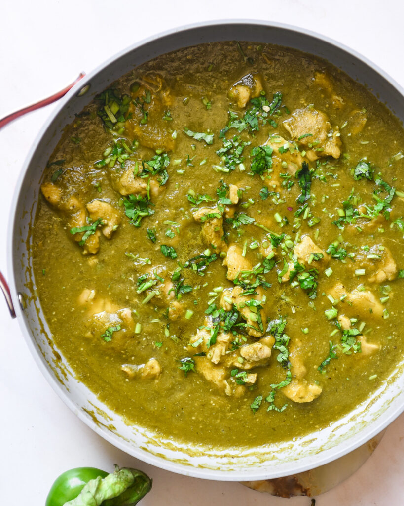 Chicken Chile Verde | Nourish Deliciously