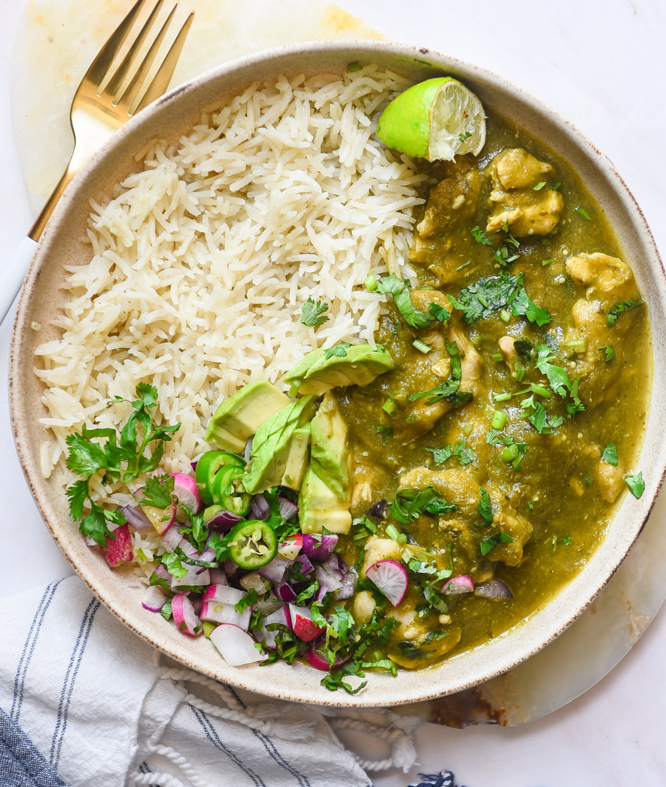 Chicken Chile Verde | Nourish Deliciously