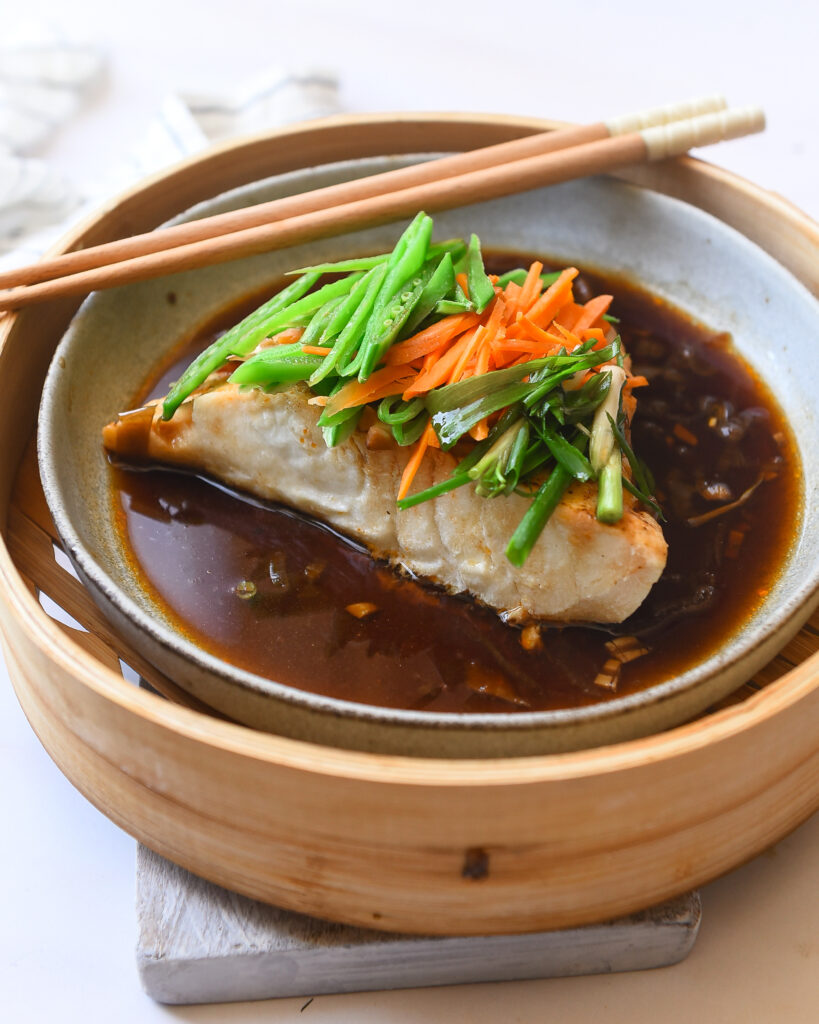 Asian Style Steamed Fish | Nourish Deliciously
