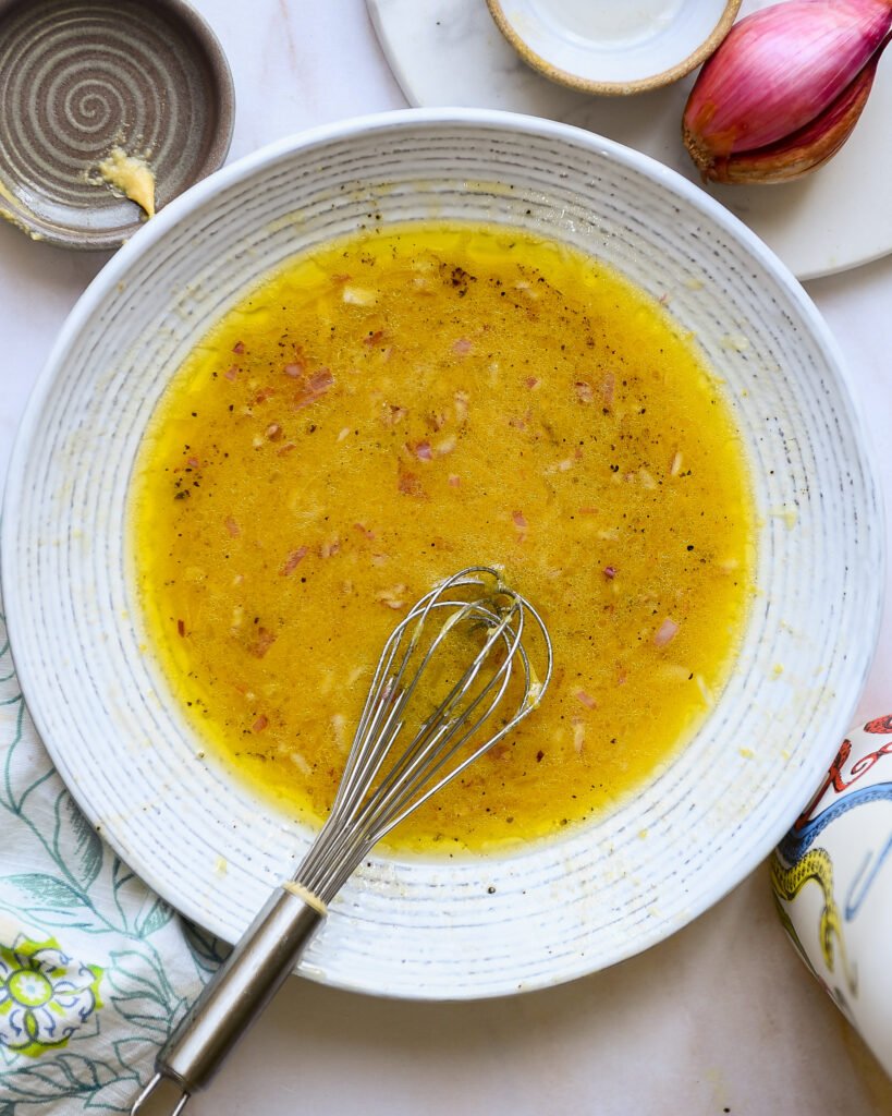 Shallot Lemon Vinaigrette | Nourish Deliciously