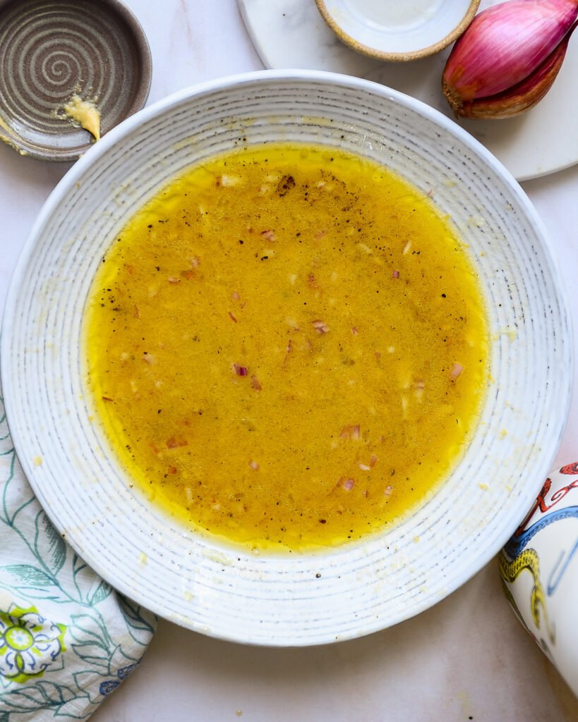 Shallot Lemon Vinaigrette | Nourish Deliciously