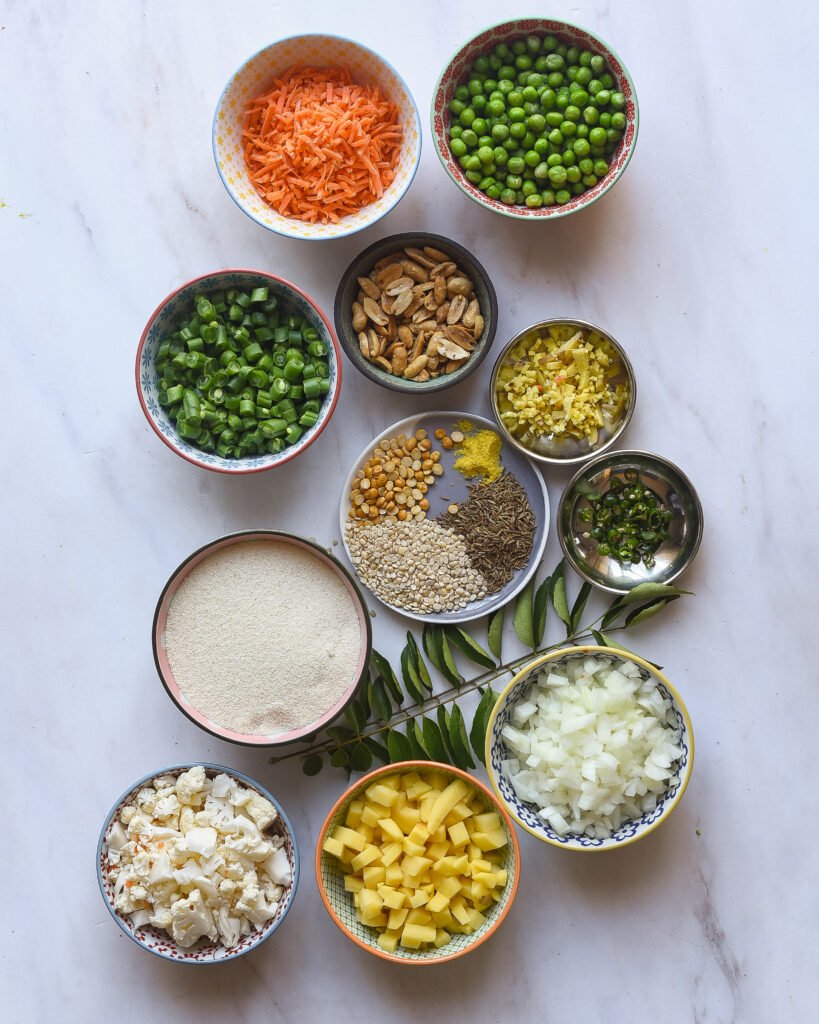Vegetable Upma | Nourish Deliciously