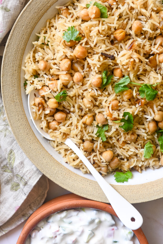 Chickpea Pulao | Nourish Deliciously