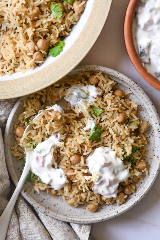 Chickpea Pulao | Nourish Deliciously